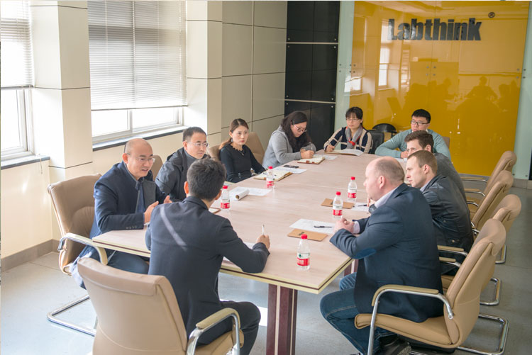 Labthink’s Distributor in Russia, Obis, visited Labthink Headquarter